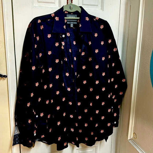 Bonobos | Shirts | Bonobos Tiger Face Print Button Down Club Shirt ...